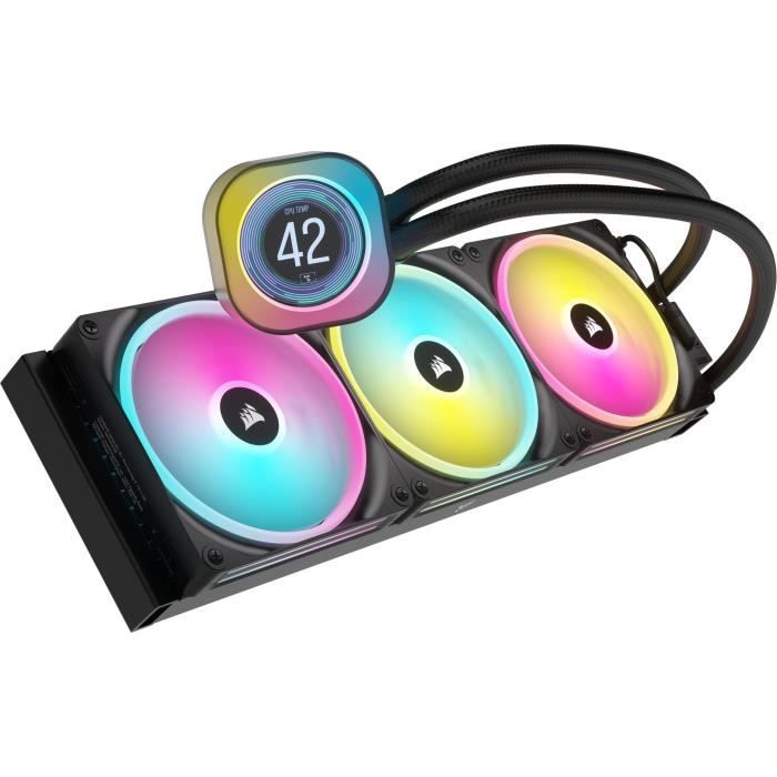 Water Cooling - CORSAIR - iCUE LINK H170i LCD AIO - Radiateur 420mm ...