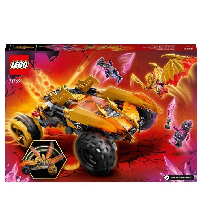 LEGO® NINJAGO 71769 Le Bolide Dragon de Cole, Jouet de Voiture et ...