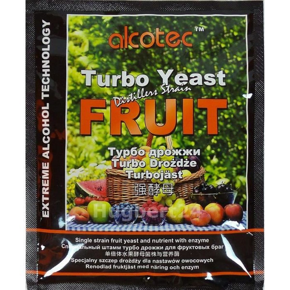 40 x Alcotec Levure Rapide - Fruit - Levure Turbo, Levure Vodka, Levure ...