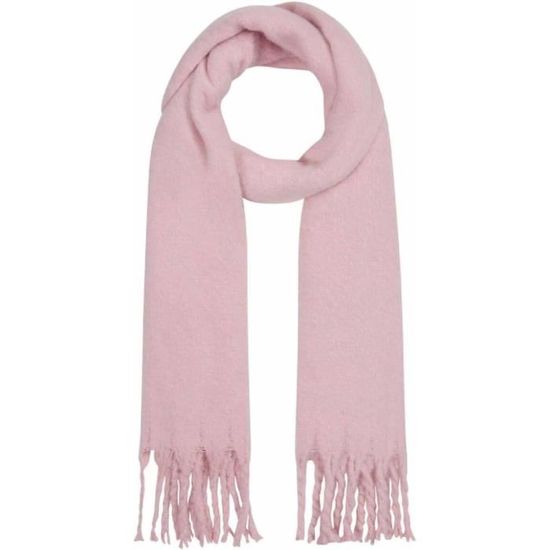 Écharpe Surdimensionnée Femmes Solide Rose Cachemire Tactile Sentiment ...