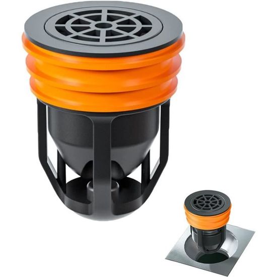 Siphon de Sol Anti-refoulement, Drain de Plancher Anti-odeur à ...