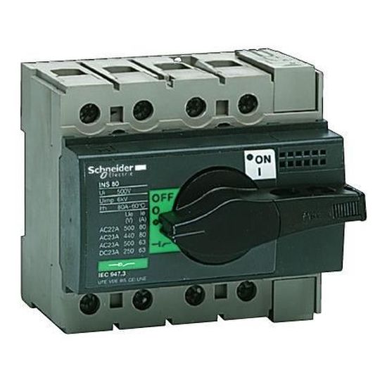 Interrupteur sectionneur 4P Interpact INS40-160 40A schneider ...