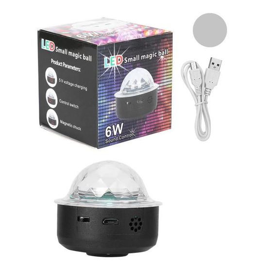 Tbest LUMIÈRE MUSICALE RVB Lampe de charge musicale MINI RGB avec ...