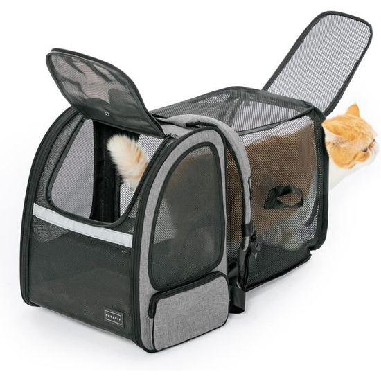 Sac À Dos De Transport Pour Chien Et Chat Extensible Avec Une ...