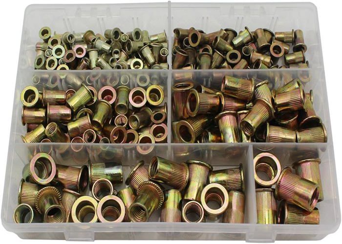 Rivets en acier au carbone plaqué zinc, M4, M5, M6, M8 ,M10, M12, lot ...