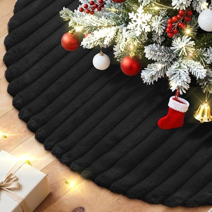 Lanpn Christmas Tree Skirt 90cm Christmas Tree Mat Large Christmas Tree ...