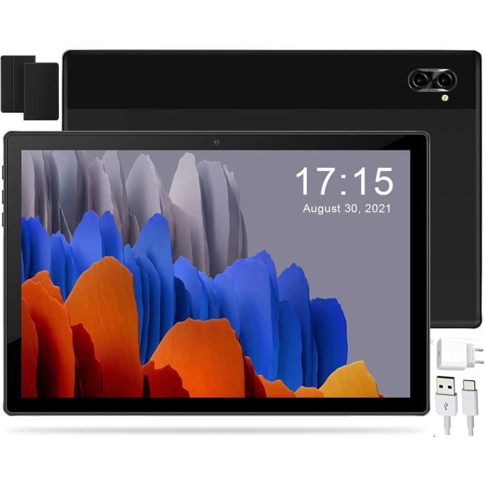 5G Tablette Tactile 10.1" -Android 10.0, 10 Core 6 Go RAM + 64 Go ROM ...