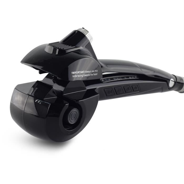 Titanium Auto curleur cheveux avec un spray à vapeur Soins Outils de ...