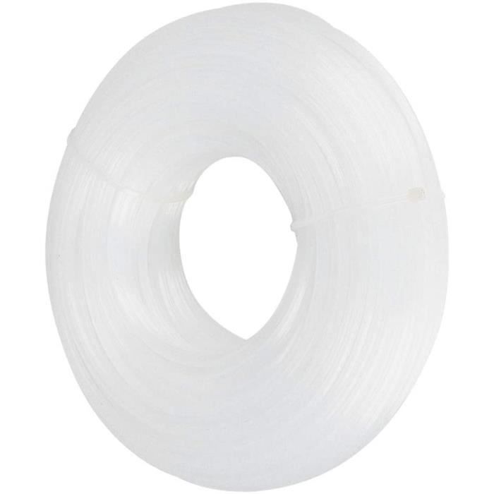 Fil de Coupe, Fil de Coupe-Herbe, Fil de Coupe carré Blanc de 3 mm x 60 ...