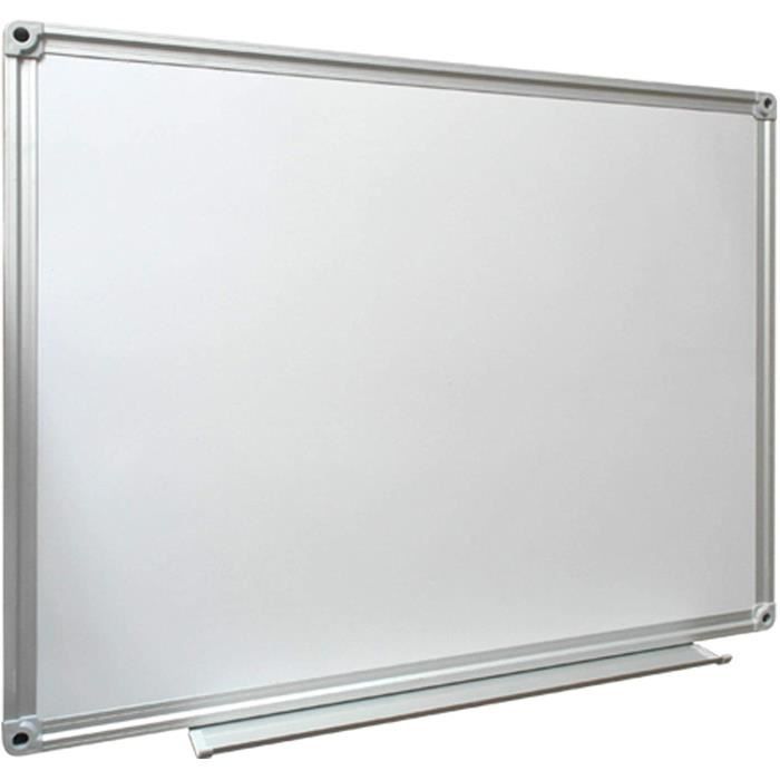Tableau blanc 60 x 45 cm pour montage mural effaçable à sec avec porte ...