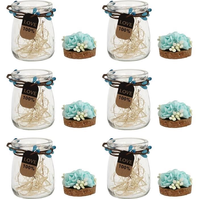 Boîtes Pudding De Bocaux En Cristal Ciel-Mini De Baies Bouchées Boîtes ...