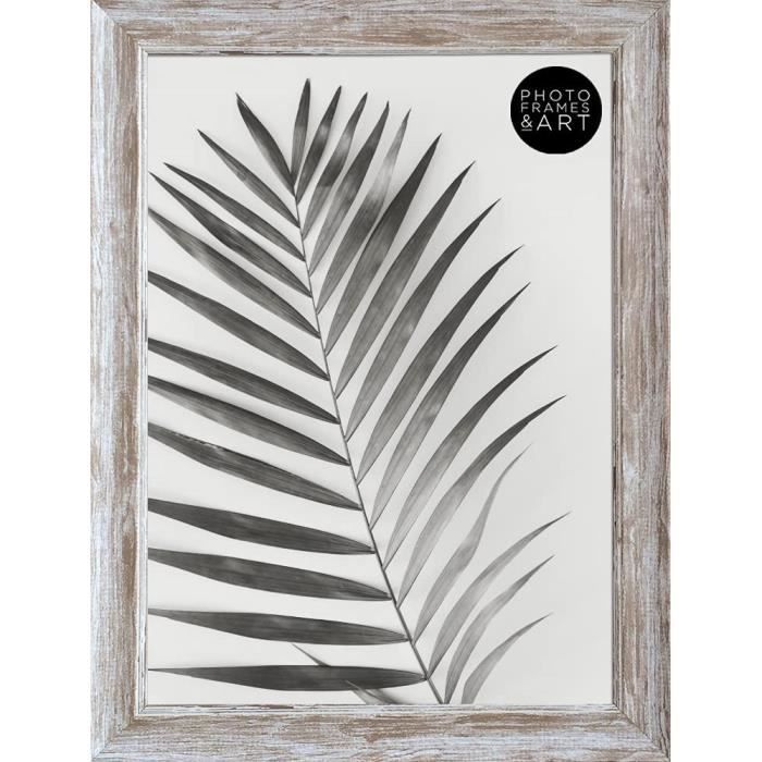 Cadre Photo A4 Marron et Blanc Effet Bois - Cadre 21x30 cm - Cadre ...