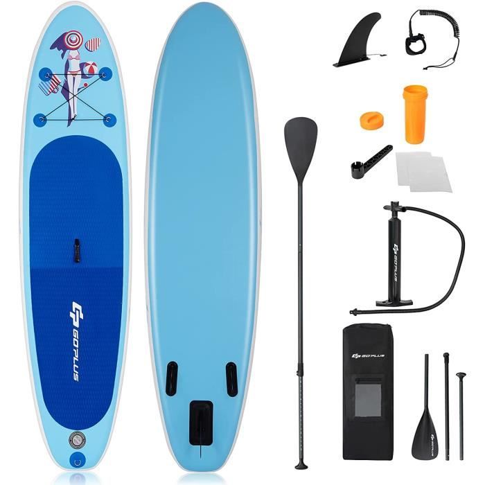 Planche de Stand Up Paddle Board Gonflable Adulte 305x76x15CM, Sup ...