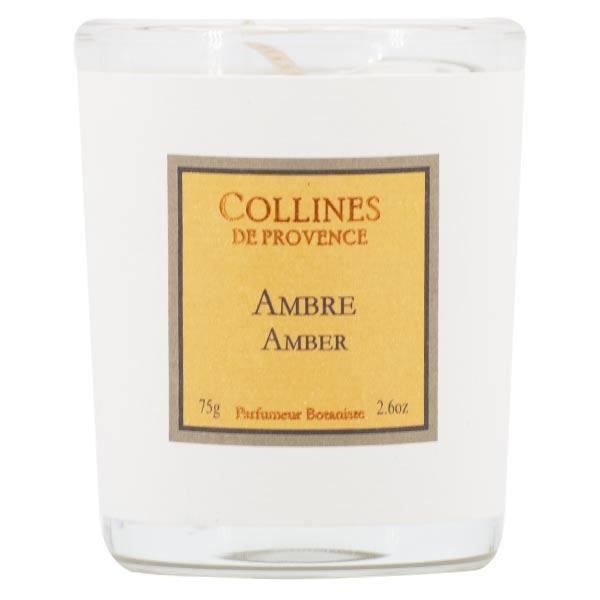 Collines de Provence Bougie Parfumée Ambre 75g - Cdiscount Maison