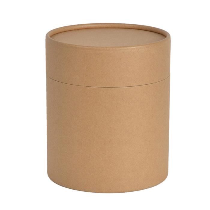 Boite cadeau ronde en carton kraft 1500ml avec couvercle cloche, Diam ...
