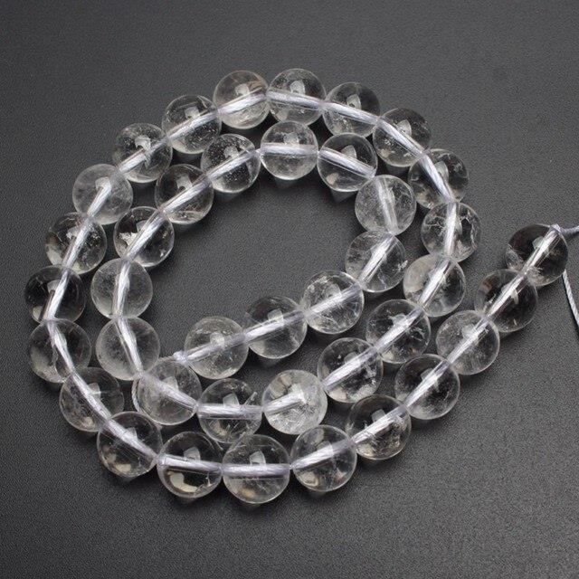 Perles rondes en pierre naturelle de haute qualité, pierre grenat rouge ...