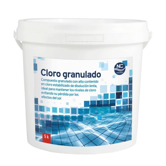 Chlore granulaire 90% 5 kg - Cdiscount Jardin