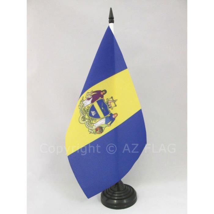 Drapeau de table Philadelphie 21x14cm - ville de Philadelphia ...