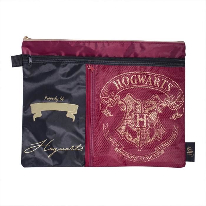 Maxi Pochette Harry Potter Blason Poudlard Unique Cdiscount