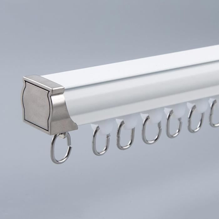 Rail Rideaux Plafond, Rail De Rideau En Aluminium, Montage Au Plafond ...