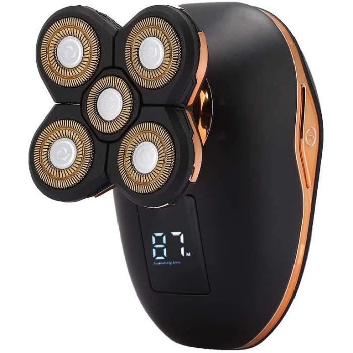 Rasoir Électrique Hommes 5 En 1 Tondeuse À Cheveux Étanche Machine De ...