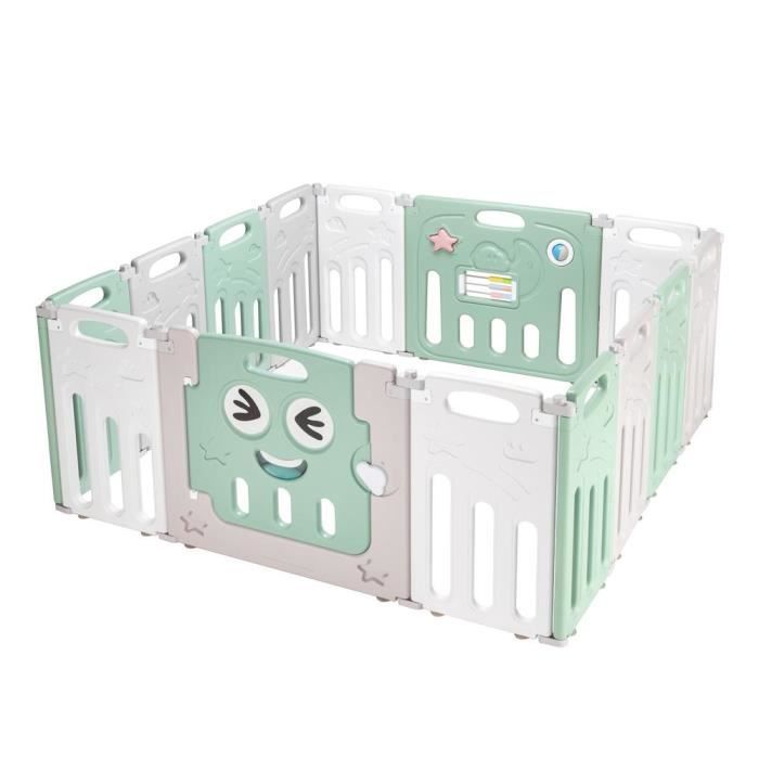 JNG pliable Baby 14 Panel Game Fence Activity Safe Playground HB010 ...