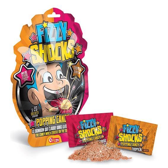 Fizzy Shocks Fraise tropical 3 sachets - Cdiscount Au quotidien