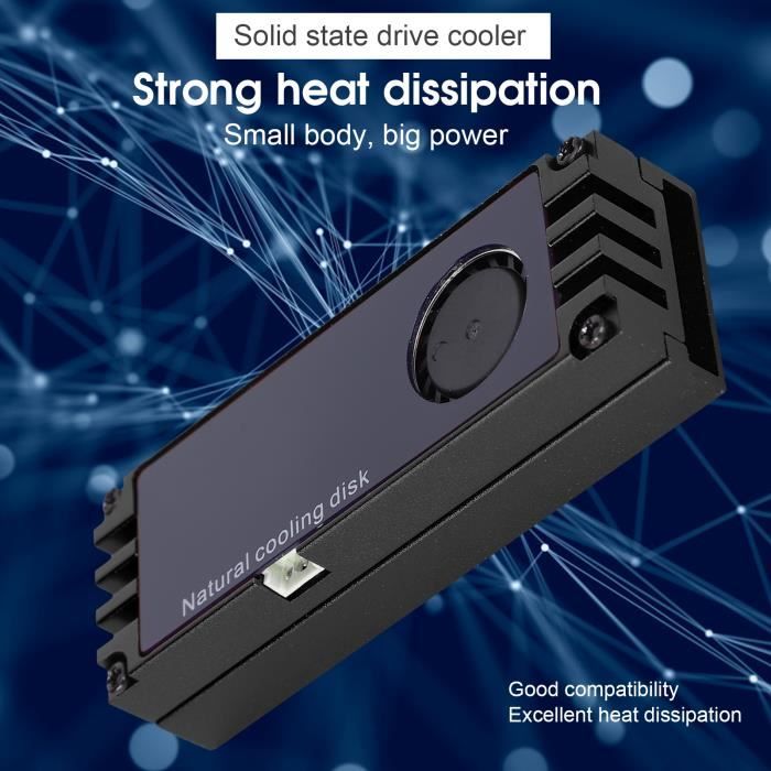 Radiateur de Disque Dur Refroidisseur d'Air en Alliage d'Aluminium SSD ...
