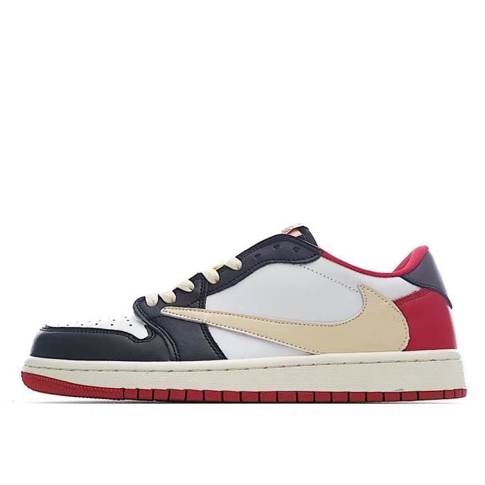 Travis Scott x Air Jordan 1 Low OG Brun - Cdiscount Chaussures