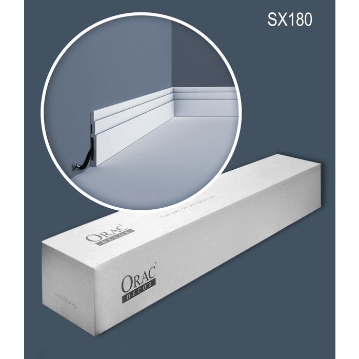 Orac Decor SX180 MODERN HIGH LINE 1 carton complet 16 Plinthes Moulures ...