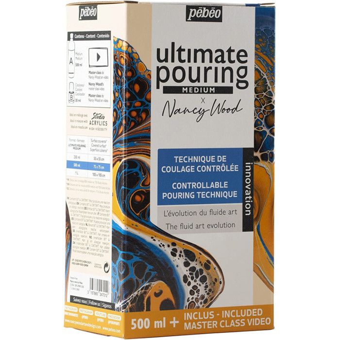 Coffret - Ultimate Pouring Médium - Pébéo x Nancy Wood - 500 ml ...