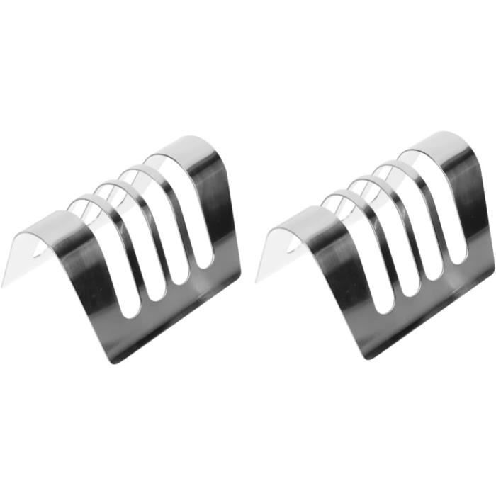 2 Pièces Étagère À Pain Grille Pain Tranché Accessoires De Gril Support ...