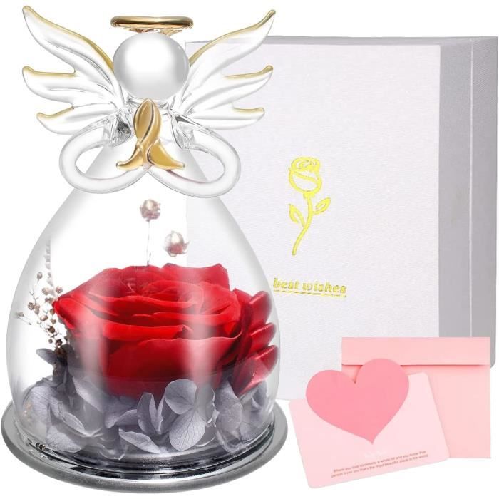 Rose Eternelle, Véritable Rose Eternelle sous Ange, Fleurs éternelles ...