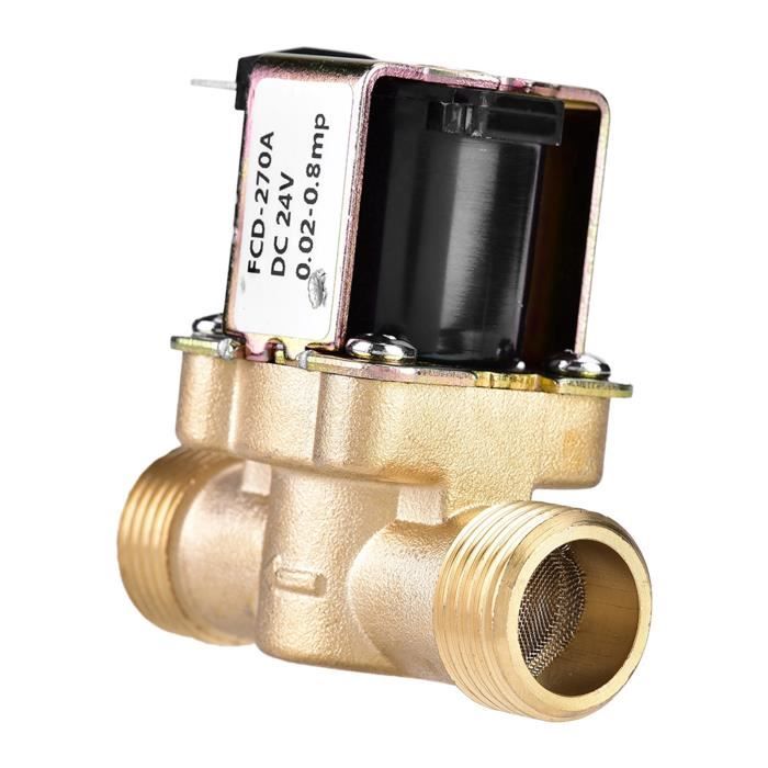 Électrovanne SURENHAP 1/2" - Solénoïde 12V - Laiton - Facile à ...