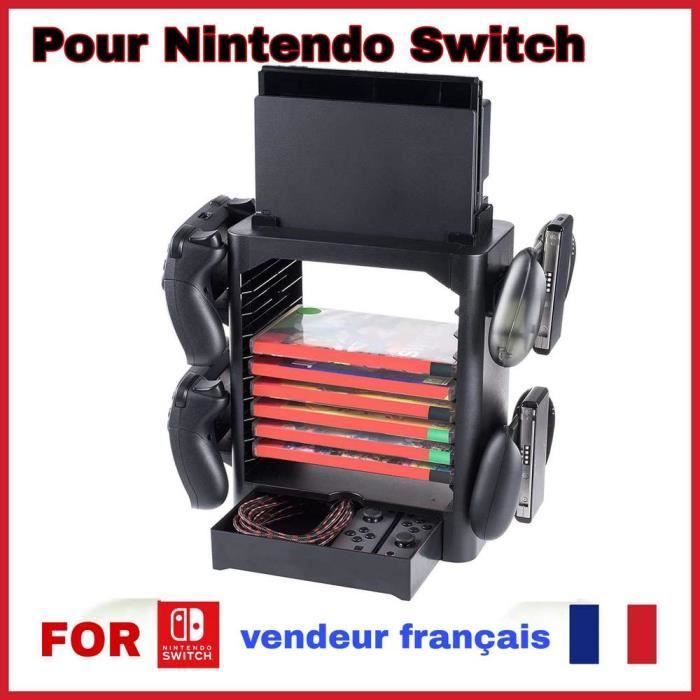 Support pour console nintendo switch / Oled Tour stand avec rangement ...