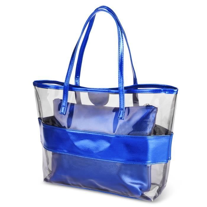 Sac à Bandoulière Transparente à L'eau Imperméable à la Plage Sac à ...