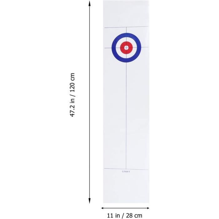 2Pcs Family Fun Curling Table Top Curling Game Kids Curling Game ...