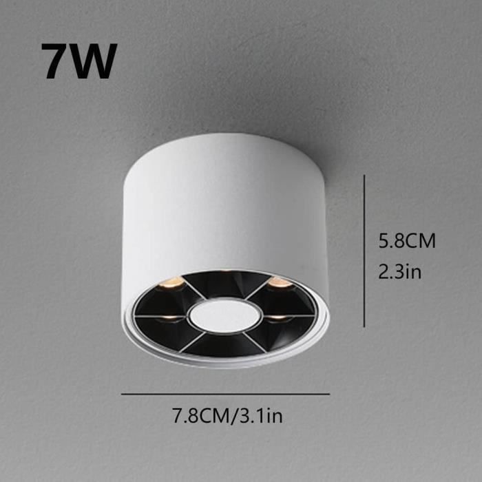 Plafonnier À Montage Encastré À Led Luminaire De Plafond Blanc ...