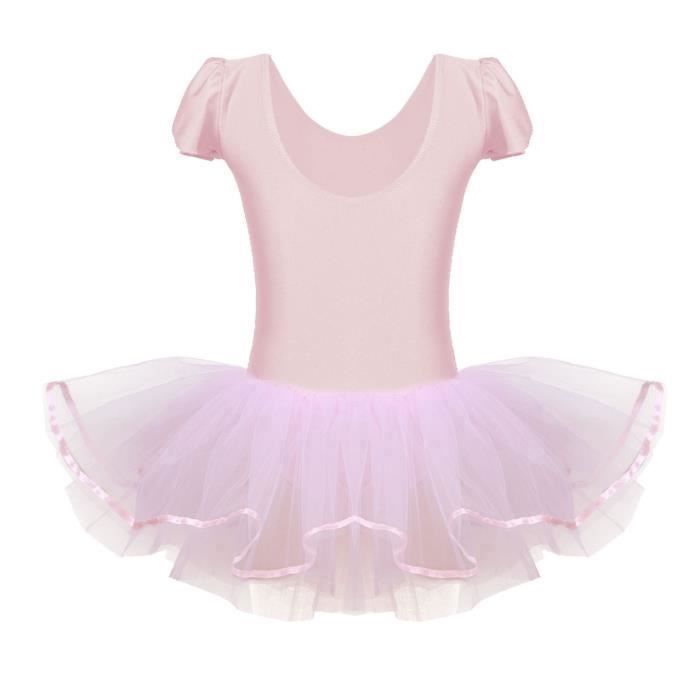 Iixpin Tutu De Ballet Fille Enfant Robe Danse Classique Strass Leotard