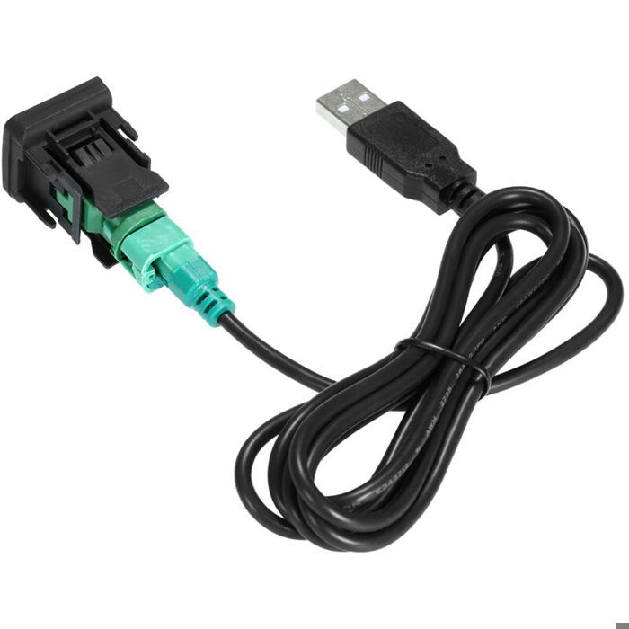 Adaptateur câble audio USB pour autoradio CD Volkswagen, 130cm ...