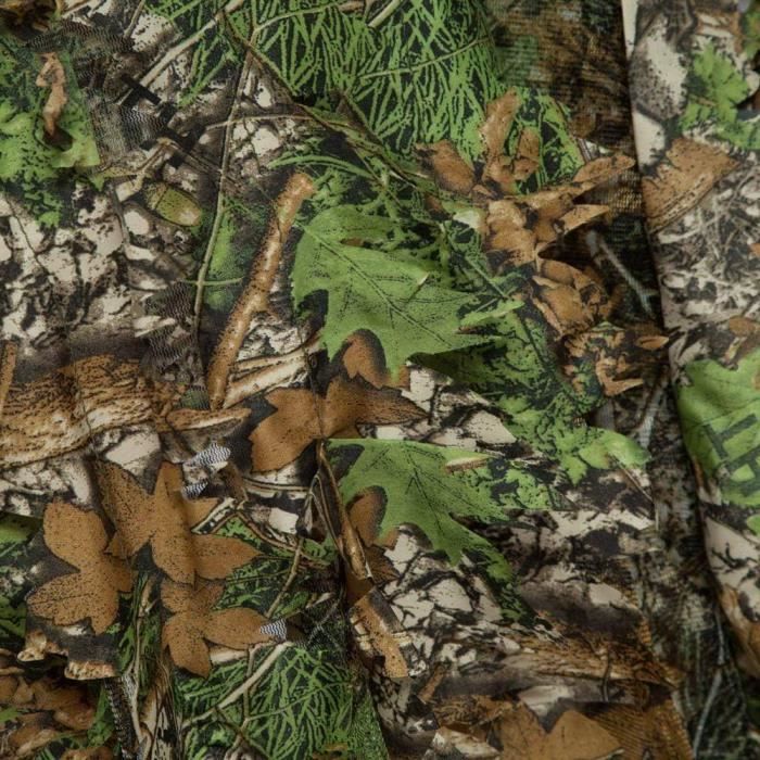 HYFAN Ghillie Suit Poncho 3D Feuilles Camouflage Cape Cape pour Les ...