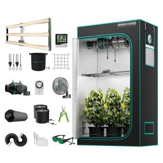 Kit de culture Mars Hydro FC4000 EVO+120x60x180cm avec éclairage de ...