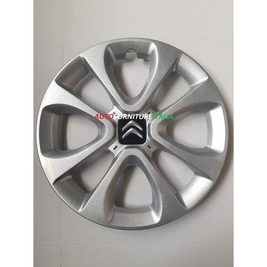 Jeu de 4 enjoliveurs de roues 15 pouces pour C3 2016> - Cdiscount Auto