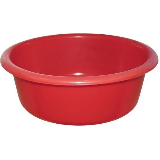 ALUMINIUM ET PLASTIQUE - Cuvette ronde Ø28x10cm 4l Rouge - Cdiscount Au ...
