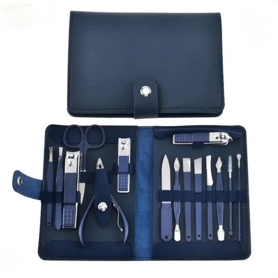 Kit Manucure Pédicure Professionnel Coupe Ongle Coupe Cuticule Acier ...