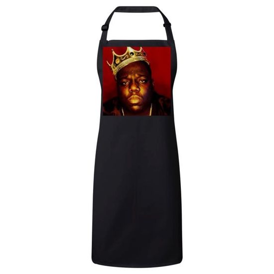 Tablier Cuisine Premium Noir The Notorious Big Roi Rapper Rap Hip Hop ...