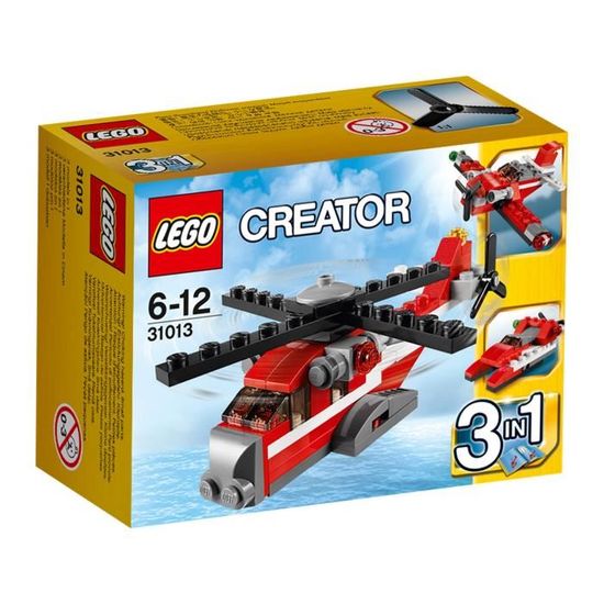 LEGO Creator 31013 L'Hélicoptère Rouge - Cdiscount Jeux - Jouets