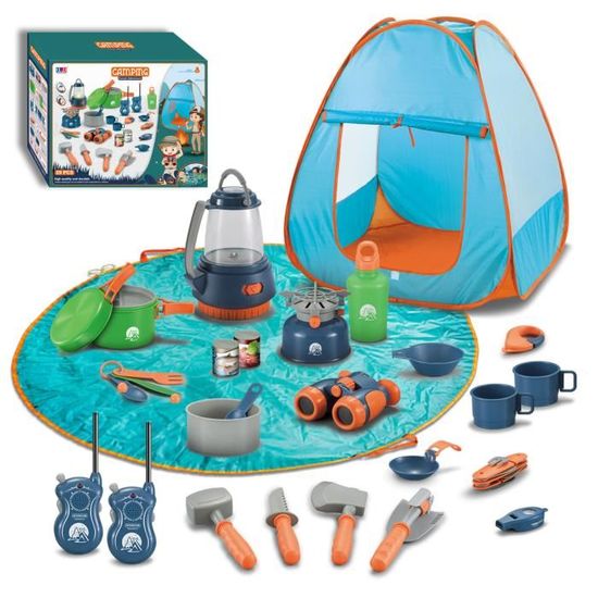 Kit de Camping pour Enfants - MARSEE - 29 Pièces - Tente Pop Up et ...