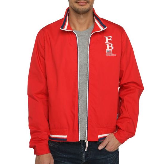FRESH BRAND Veste Blouson Homme Rouge - Cdiscount Prêt-à-Porter