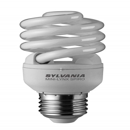 Lampe fluo-compacte MINI-LYNX SPIRAL Fast-Start 827 E27 15W - SYLVANIA ...